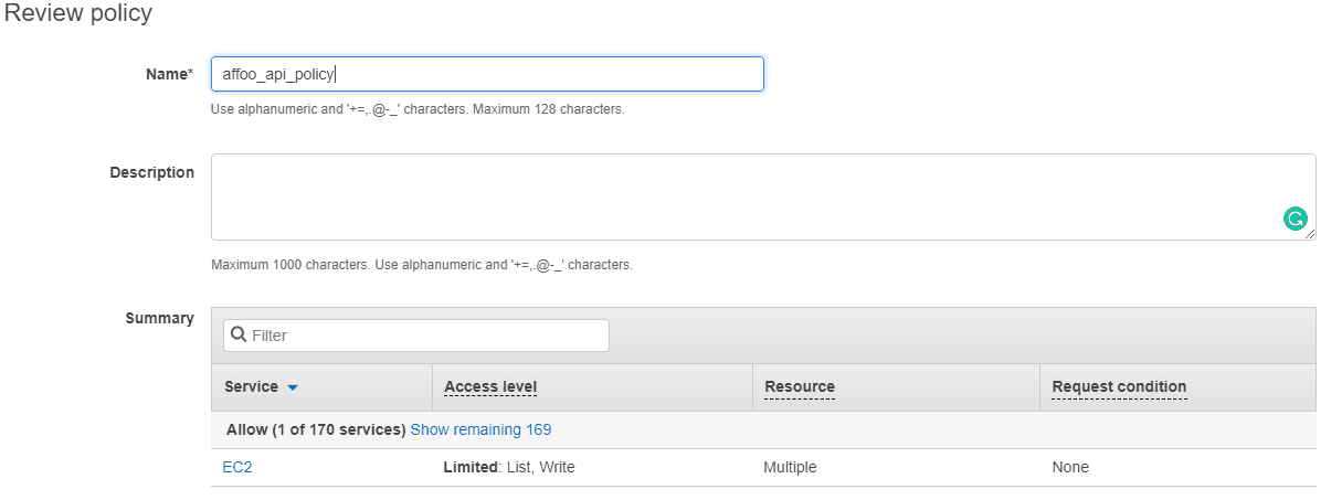 How to code a basic AWS EC2 instance dashboard - Anto ./online