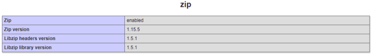 How to enable ZipArchive for PHP - Anto ./online
