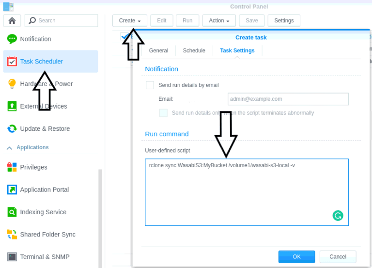 Backup with rclone and Cron from your Synology NAS - Anto ./online